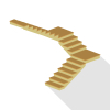 Double L-Shaped Stair Calculator — Dimensions & Drawings & 3D