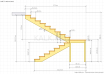U-Shaped Stair Calculator — Half-Turn Staircase Dimensions